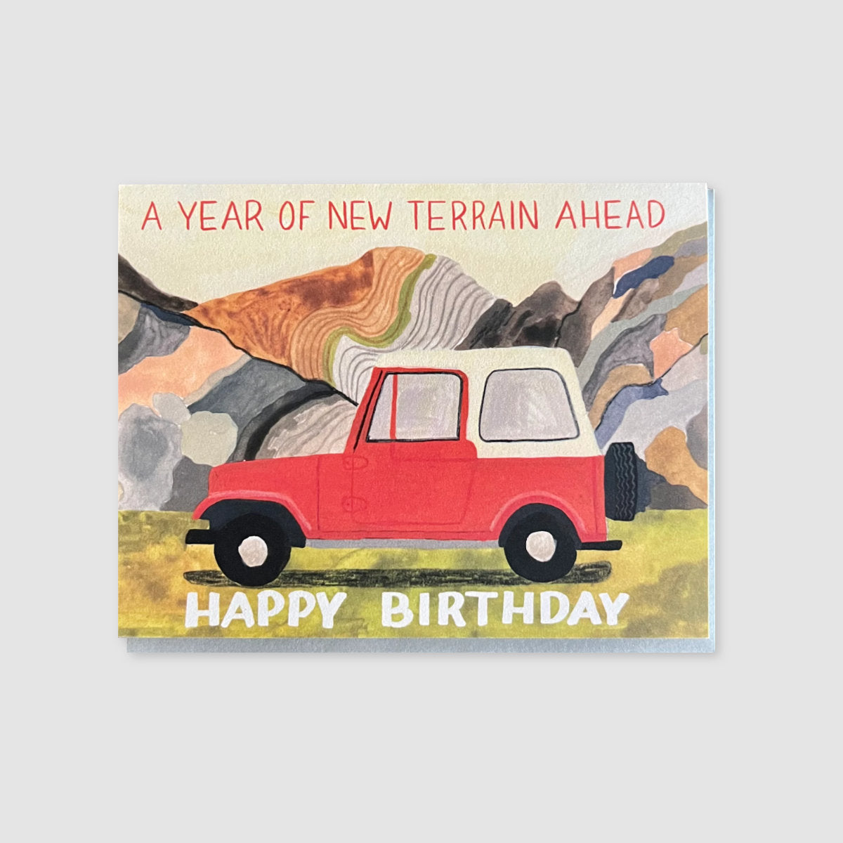 Greetings Card - New Terrain – The Great Outdoors